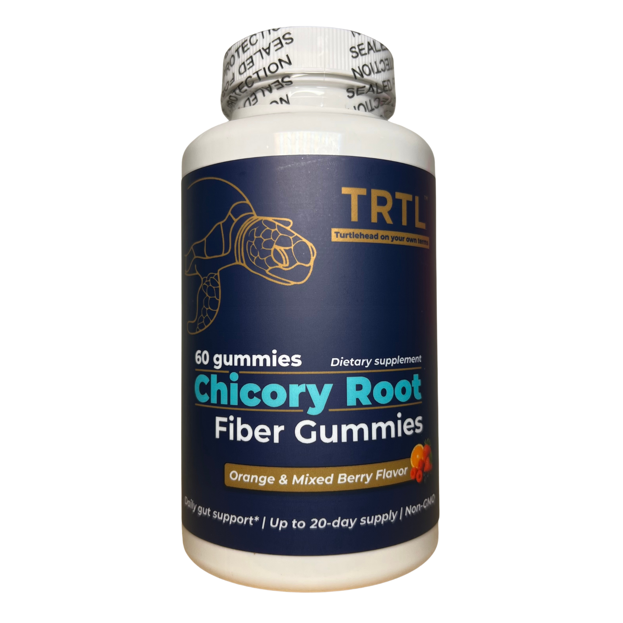 TRTL Fiber Gummies - 60 Count - 5g Fiber per Serving – TRTL Supplements